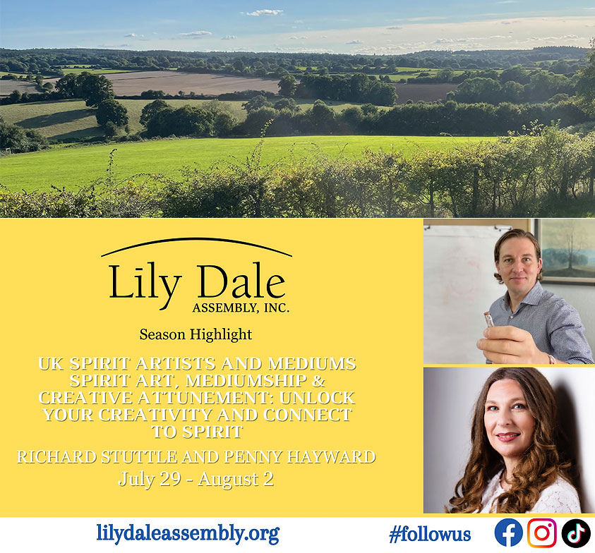 Spirit Art, Mediumship & Creative Attunement - Lily Dale, USA - Penny ...